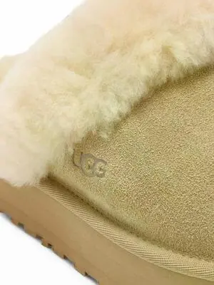 UGG Disquette Shearling-trim Slippers