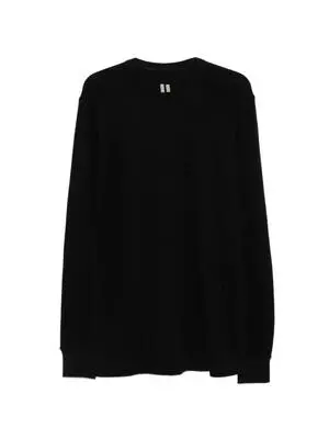 Rick Owens Ribbed-knit Long-sleeve Sweater - Black