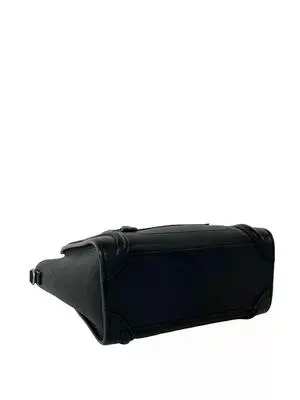 Celine 2010 Nano Leather Luggage Tote Satchel