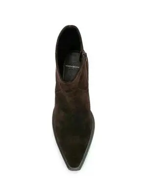 VAGABOND SHOEMAKERS Suede Pointed-toe Ankle Boots