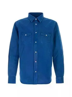 TOM FORD Western Denim Shirt - Blue