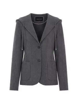 Fabiana Filippi Hooded Button-up Jacket