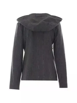 Fabiana Filippi Hooded Button-up Jacket