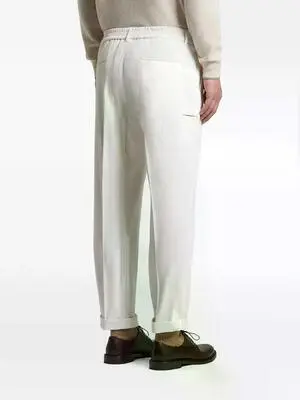 Peserico Corduroy Elasticated-waist Trousers