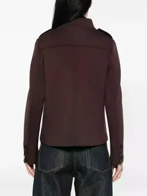 PSOPHIA Double-breasted Epaulette Coat