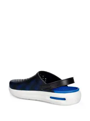 CROCS Inmotion Micro Geo Perforated Mules - Black