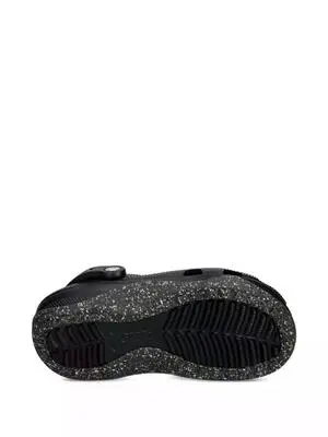 CROCS Classic Evo Speckled-sole Mules - Black
