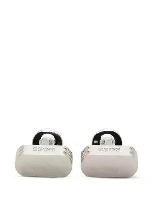 BOSS Logo-engraved Cufflinks - Silver