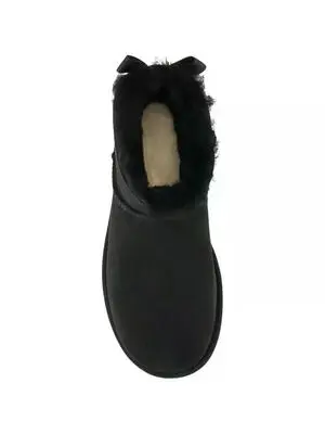 UGG Ultra Mini Bailey Bow Boots - Black
