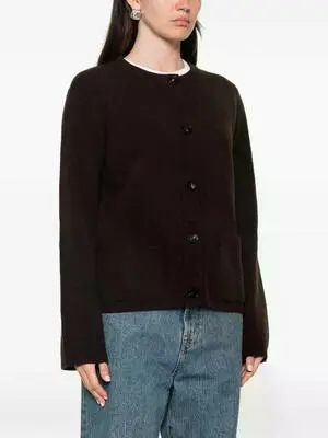 Liviana Conti Button-up Cardigan - Brown