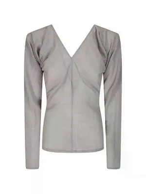 Our Legacy Cheer V-neck Sweater - Grey
