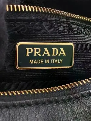 Prada 2013-2026 Soft Calf Satchel - Black