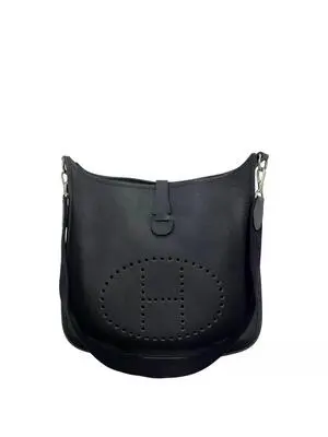 Hermès 1999 Fjord Evelyne Gm Crossbody Bag Grey
