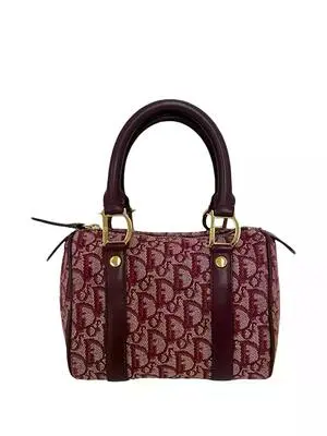 Dior 2000-2026 Mini Diorissimo Trotter Canvas Boston Bag