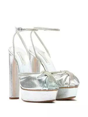 Casadei 140mm Taylor Flora Wonder Platform Sandals