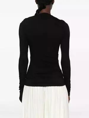 ENTIRE STUDIOS Draped Long-sleeve Top