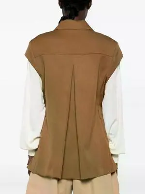 Erika Cavallini Malik Button-up Utility Waistcoat