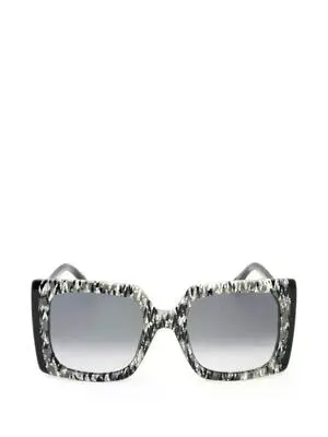 Missoni Zigzag-print Rectangle-frame Sunglasses