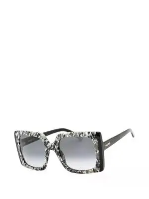 Missoni Zigzag-print Rectangle-frame Sunglasses