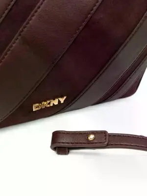 Dkny Small Paula Panelled Leather-trim Tote Bag