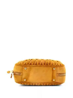 Miu Miu Arcadie Top Handle Bag Matelasse Leather Large Satchel
