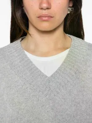 Liviana Conti V-neck Knitted Sweater