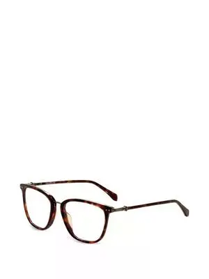 Zadig&Voltaire Tortoiseshell-effect Square-frame Glasses - Brown