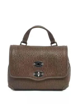 ZANELLATO Postina Woven-effect Shoulder Bag
