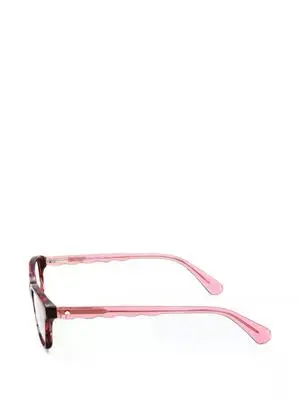 Kate Spade New York Tortoiseshell-effect Cat-eye Frame Glasses