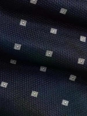 Ralph Lauren Purple Label Geometric-pattern Silk Tie