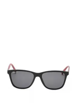 FERRAGAMO Matte-finish Square-frame Sunglasses - Black
