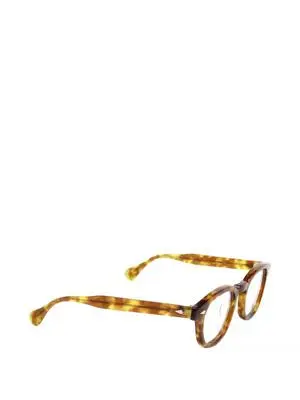 JULIUS TART OPTICAL Round-frame Glasses - Brown