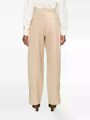 Sportmax Pleated Wide-leg Tailored Trousers