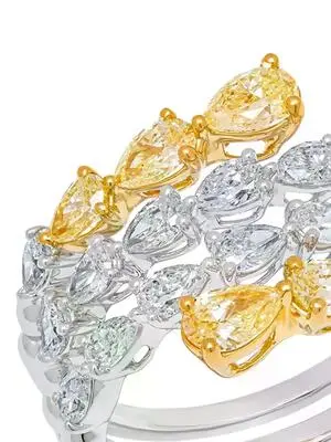 ARZANO Diamond Four-row Ring