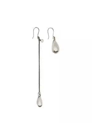 ANN DEMEULEMEESTER Judith Drop Earrings - Silver