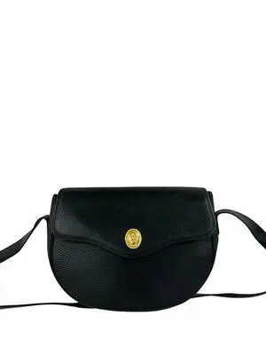 Dior 20th Century Leather Crossbody Shoulder Bag - Black