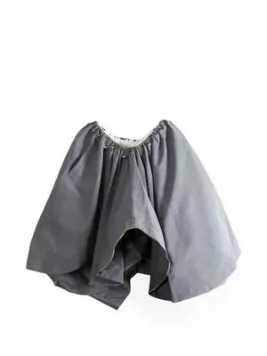 COMME DES GARÇONS TAO Draped Asymmetric Midi Skirt - Grey