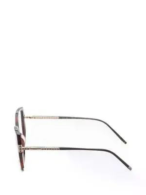 Chopard Tortoiseshell-effect Cat-eye Glasses - Brown