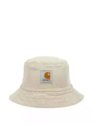 Carhartt Work In Progress Walter Logo-patch Bucket Hat - Neutrals