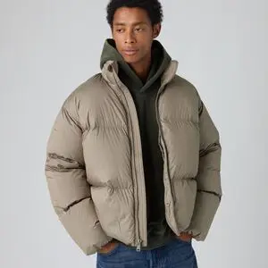 LEVI'S Aurue Short Puffer - Brown