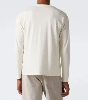 Auralee Cotton And Cashmere Jersey T-shirt