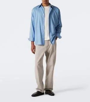 Auralee Cotton And Cashmere Jersey T-shirt