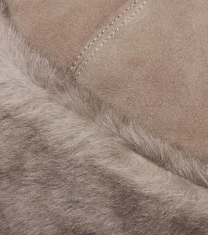 Nour Hammour Toki Suede And Shearling Hat