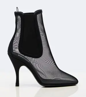 Alaïa Mesh Ankle Boots