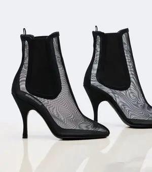Alaïa Mesh Ankle Boots