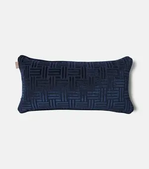 Etro Flag Monogram Corduroy Cushion