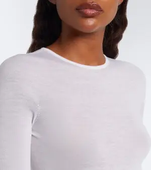 Alaïa Wool Bodysuit - White