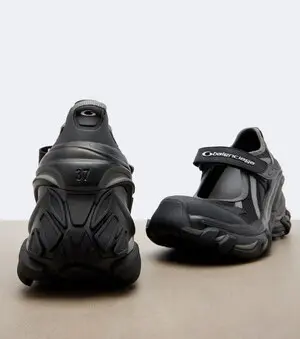 Balenciaga Hydra Wedge Sneakers - Black
