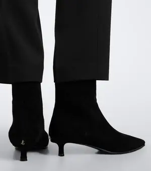 JIMMY CHOO Lory Suede Ankle Boots