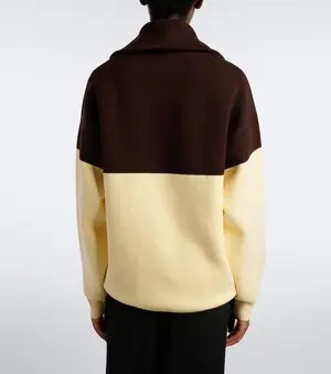 Loewe Anagram Cotton-blend Half-zip Sweater